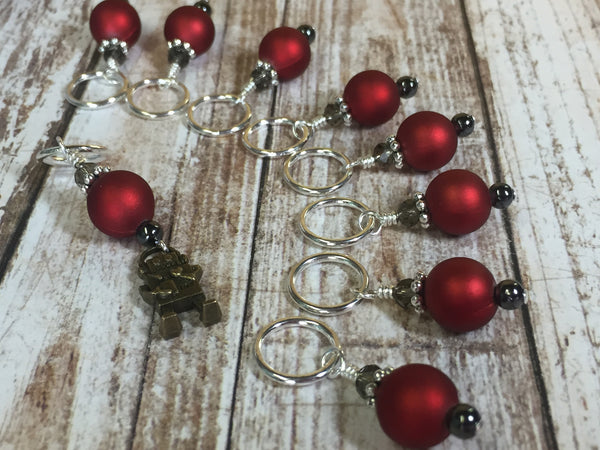 Robot Stitch Marker Set Snag Free – Jill's Beaded Knit Bits