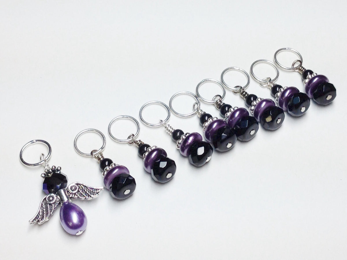 Snag Free Angel Stitch Marker Set – Jill's Beaded Knit Bits