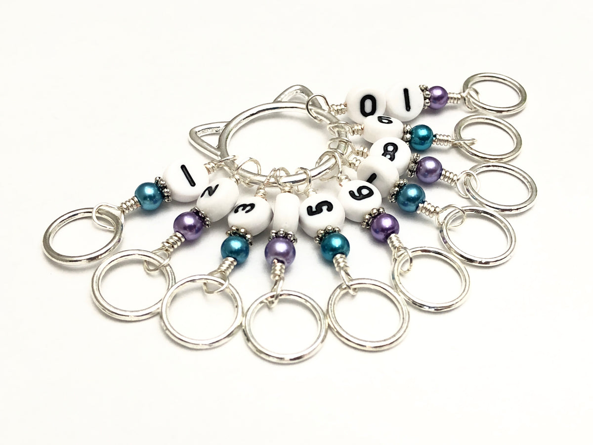 One Piece Cat Row Counter 1-10 – Jill's Beaded Knit Bits