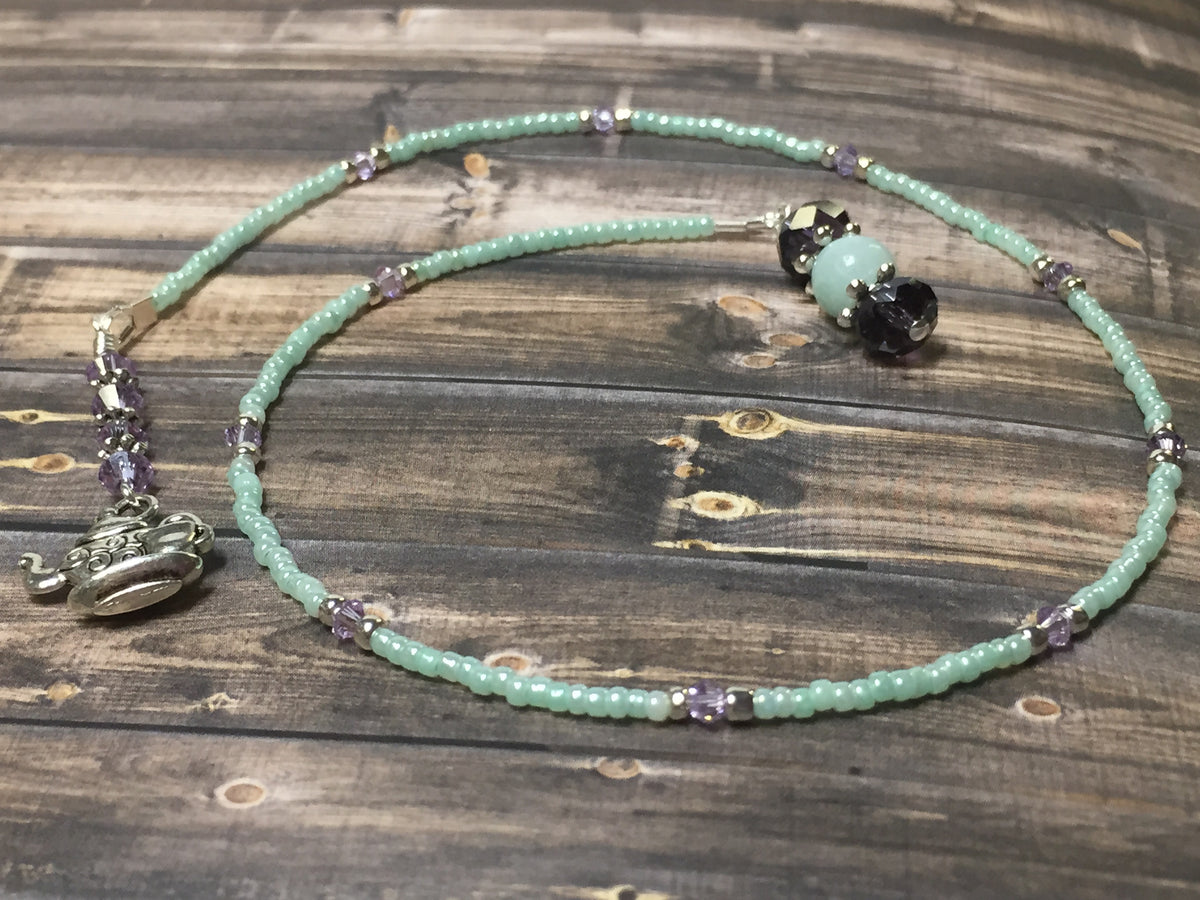Teapot Beaded Bookmark – Jill's Beaded Knit Bits