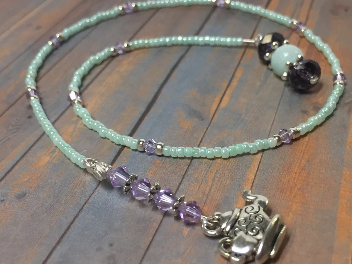 Teapot Beaded Bookmark – Jill's Beaded Knit Bits